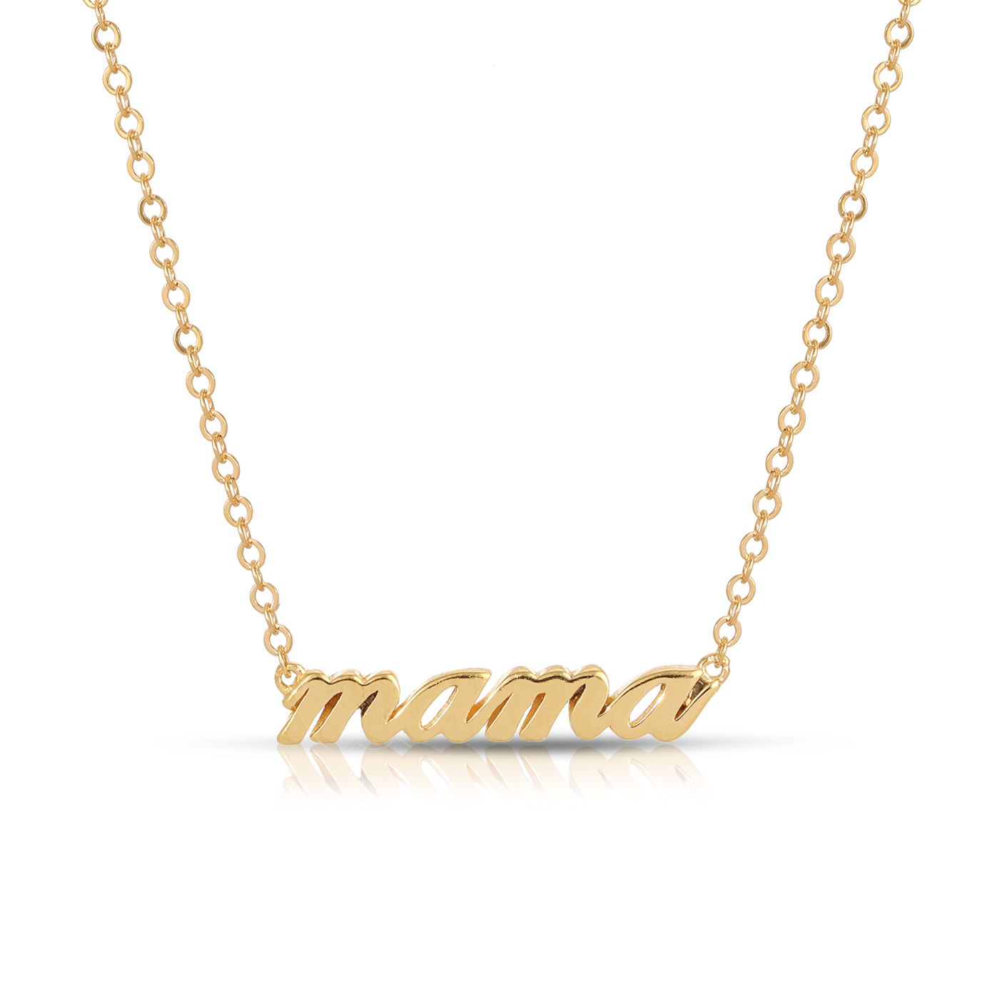 Hey Mama Script Necklace – Jurate Los Angeles