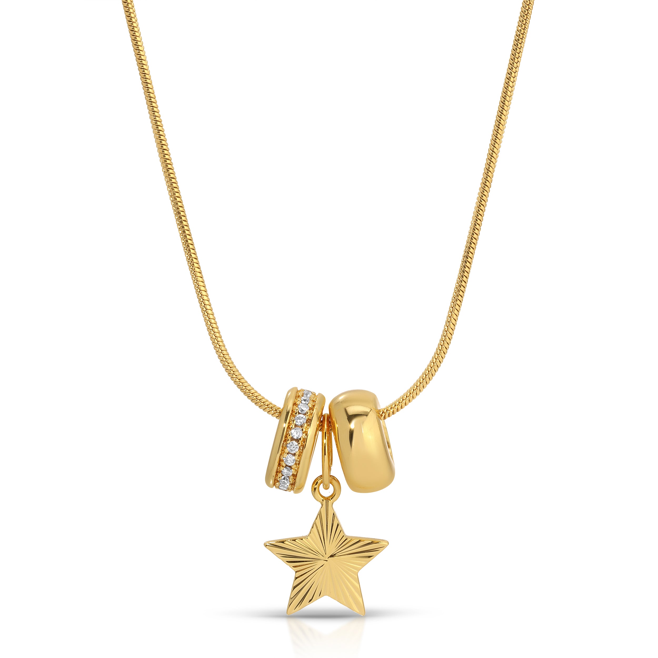 Stellar Star Charm Set Necklace – Jurate Los Angeles