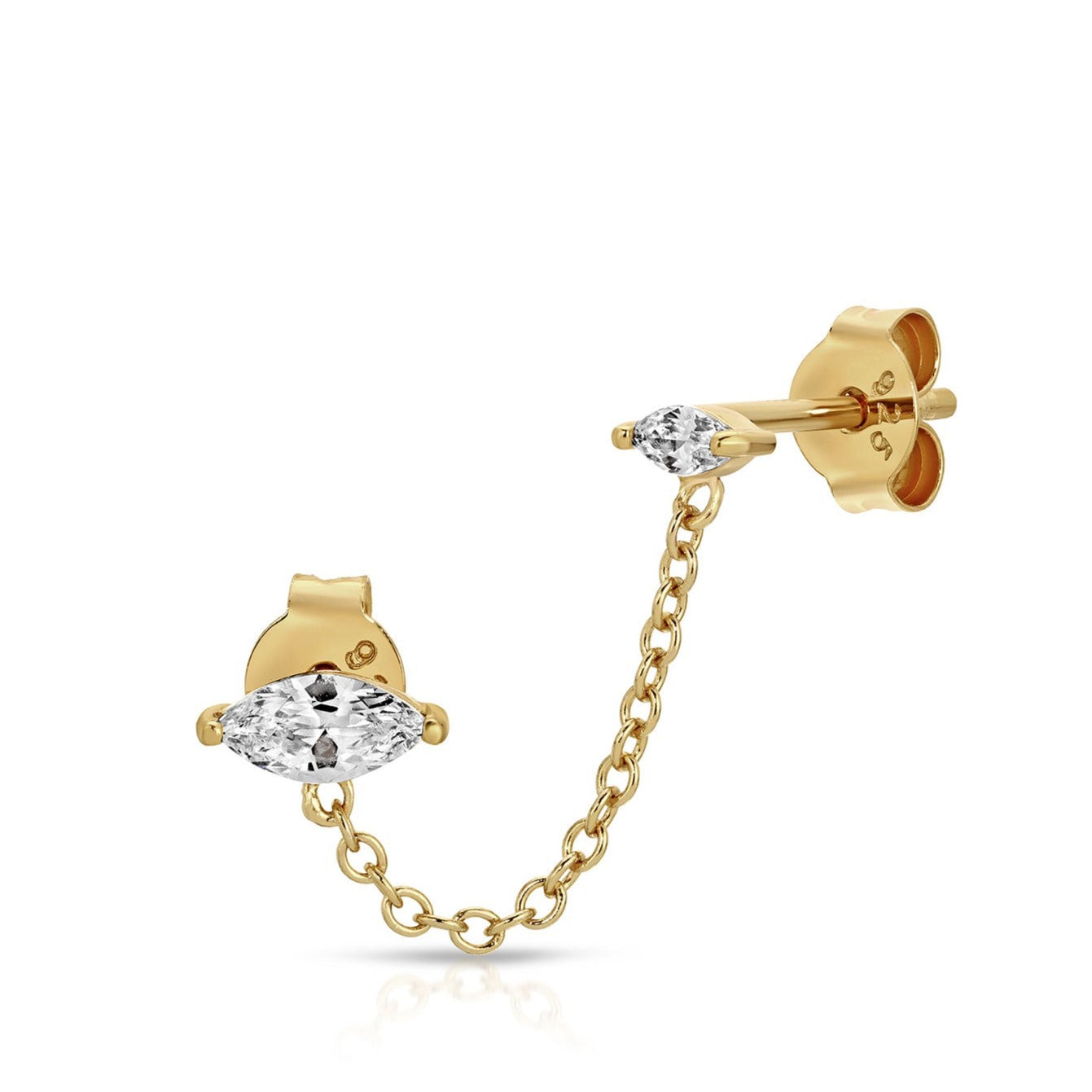 Amani Double Piercing Earring – Jurate Los Angeles