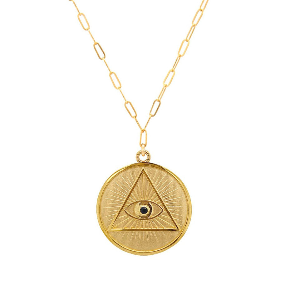 Illuminati Coin Necklace – Jurate Los Angeles